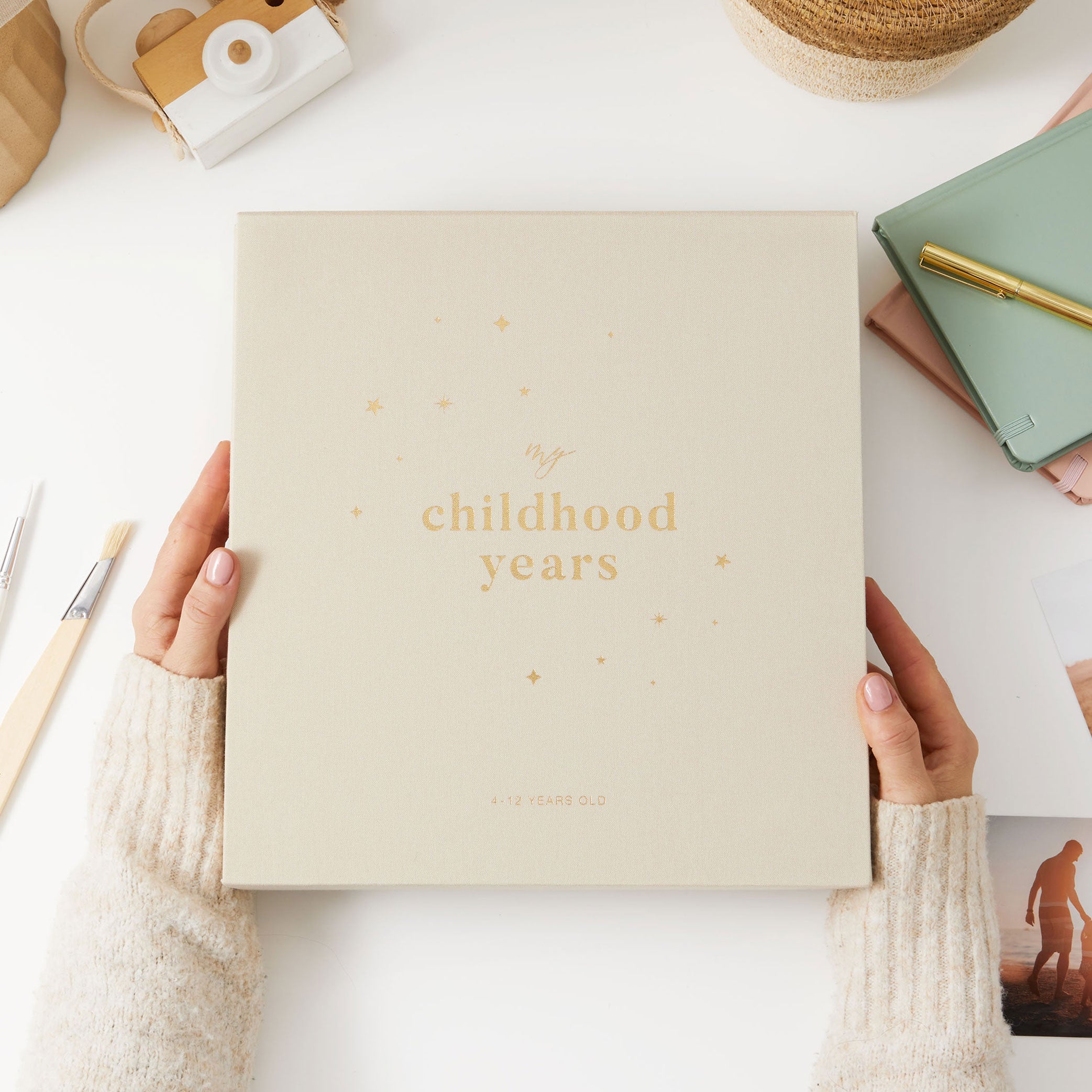 Photo Album for toddlers 1-3 years old - present for grandkids – Blush ...
